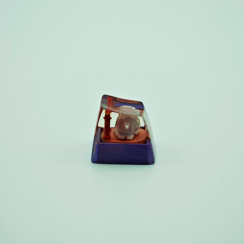 Lady Fox Keycap, Yae Miko Key Cap, Pink Fox Keycap, Genshin Impact Key ...