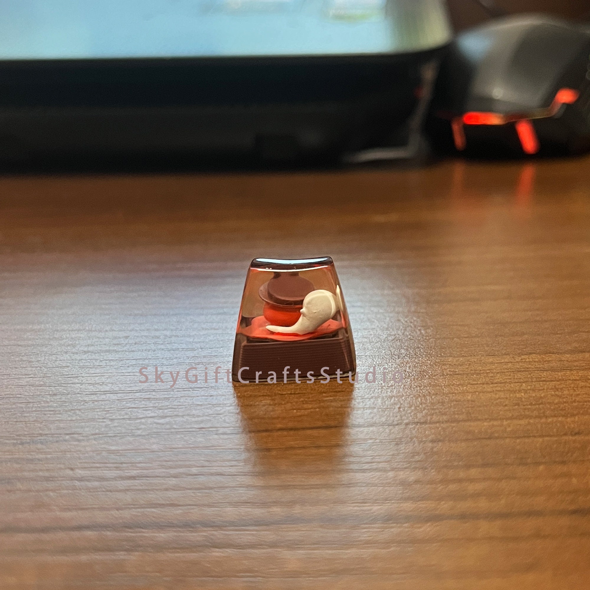 Cute Keycap Boo Tao Key Cap Hutao Ghost Keycap Genshin - Etsy