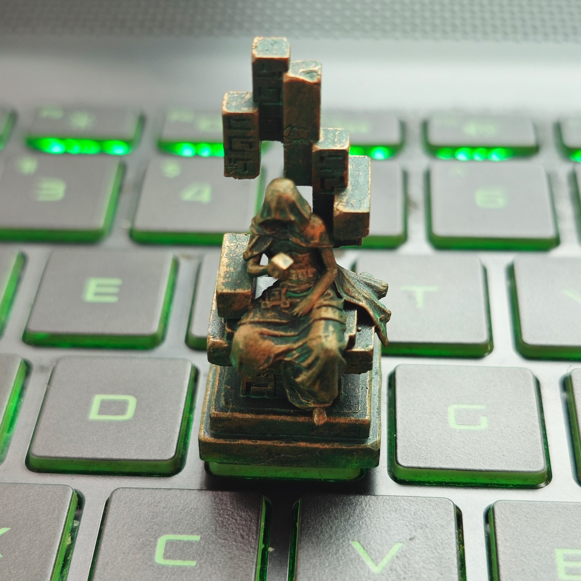 Zhongli Keycap, Genshin Impact Key Cap, Keycap Inspired by Zhongli - Etsy