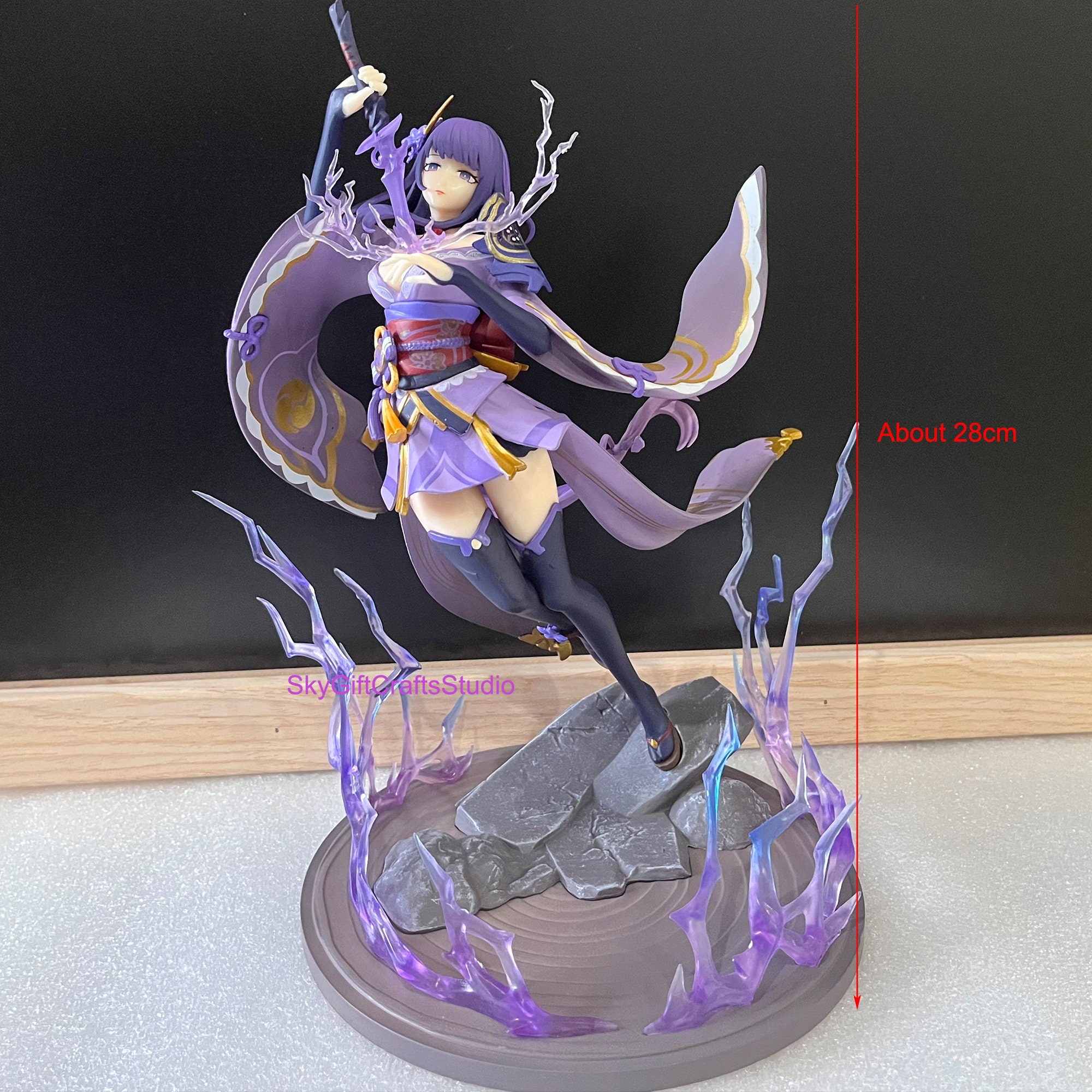 Raiden Shogun Figure Genshin Raiden Shogan Figurine - Etsy