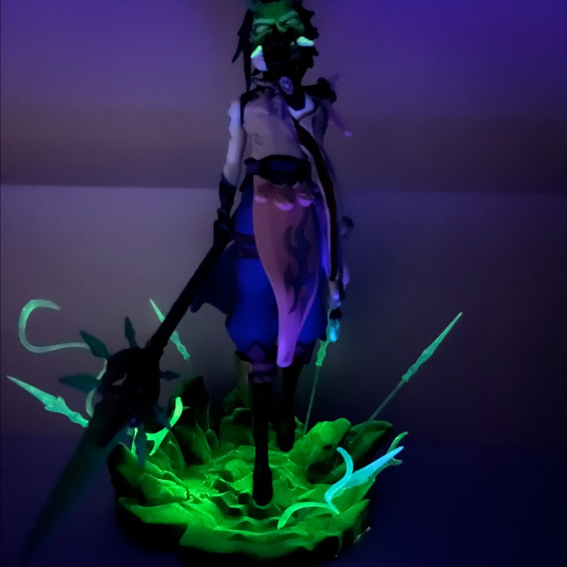 Xiao Figure, Genshin Xiao Figurine, Luminous Xiao Figure, Genshin ...