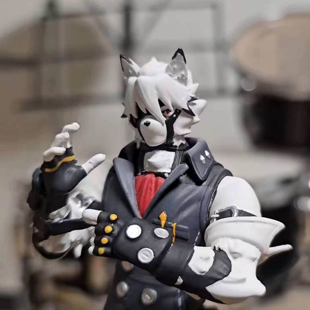 Zenless Zone Zero Von Lycaon Figure, Von Lycaon Desk Ornament, ZZZ ...