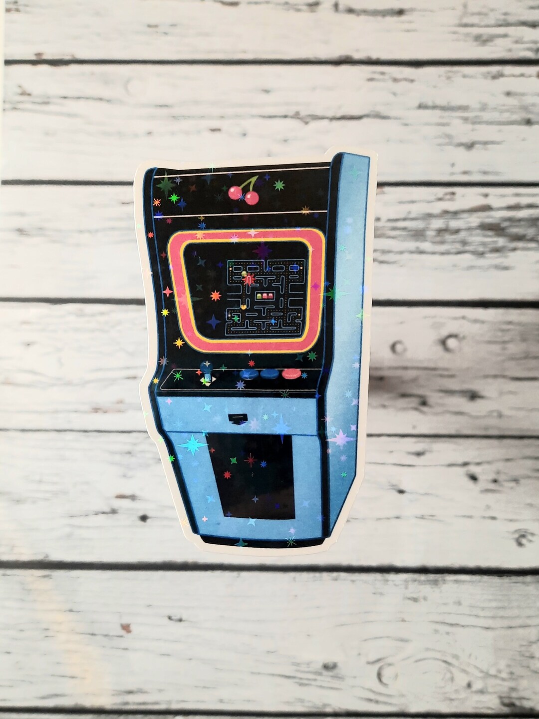 Retro Video Game Arcade Sticker, Nostalgia Sticker for Water Bottle ...