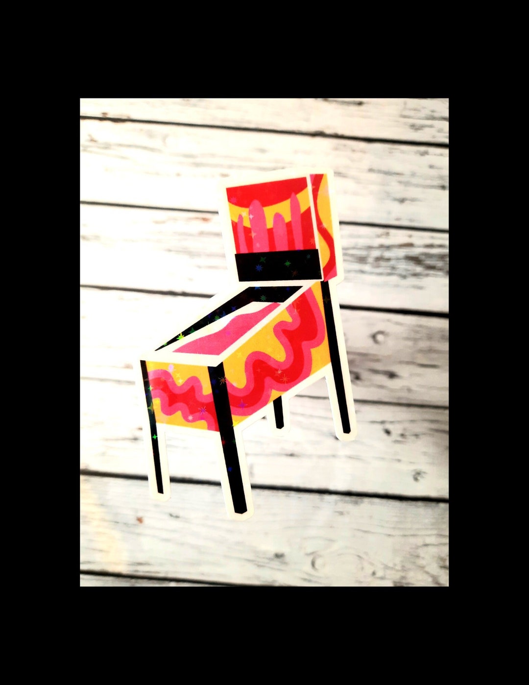 Pinball Machine Arcade Sticker, Retro Nostalgia Sticker for Water ...