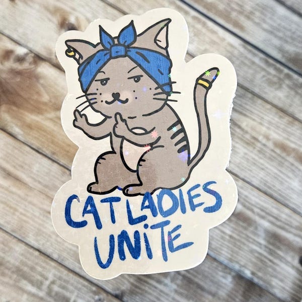 Middle Finger Cat - Etsy