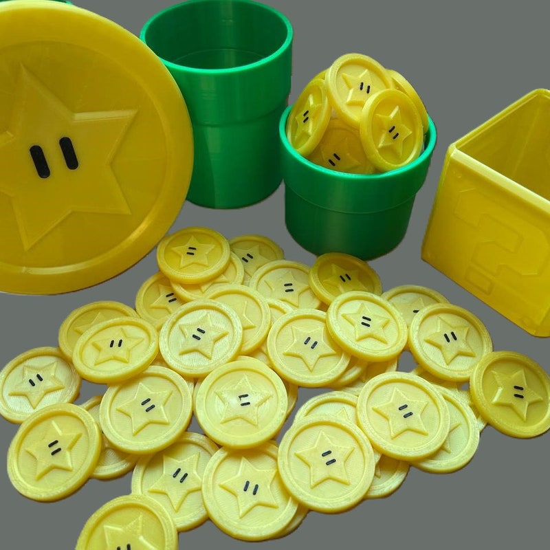 Mario Coins - Etsy