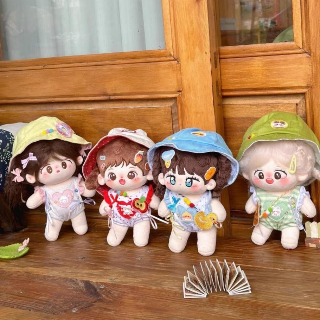 4 Style Summer Beach Swimsuit Suit for 10cm/15cm/20cm Plush Doll, Doll ...