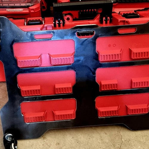 Milwaukee Deep Packout Battery Holder 4 Battery - Etsy