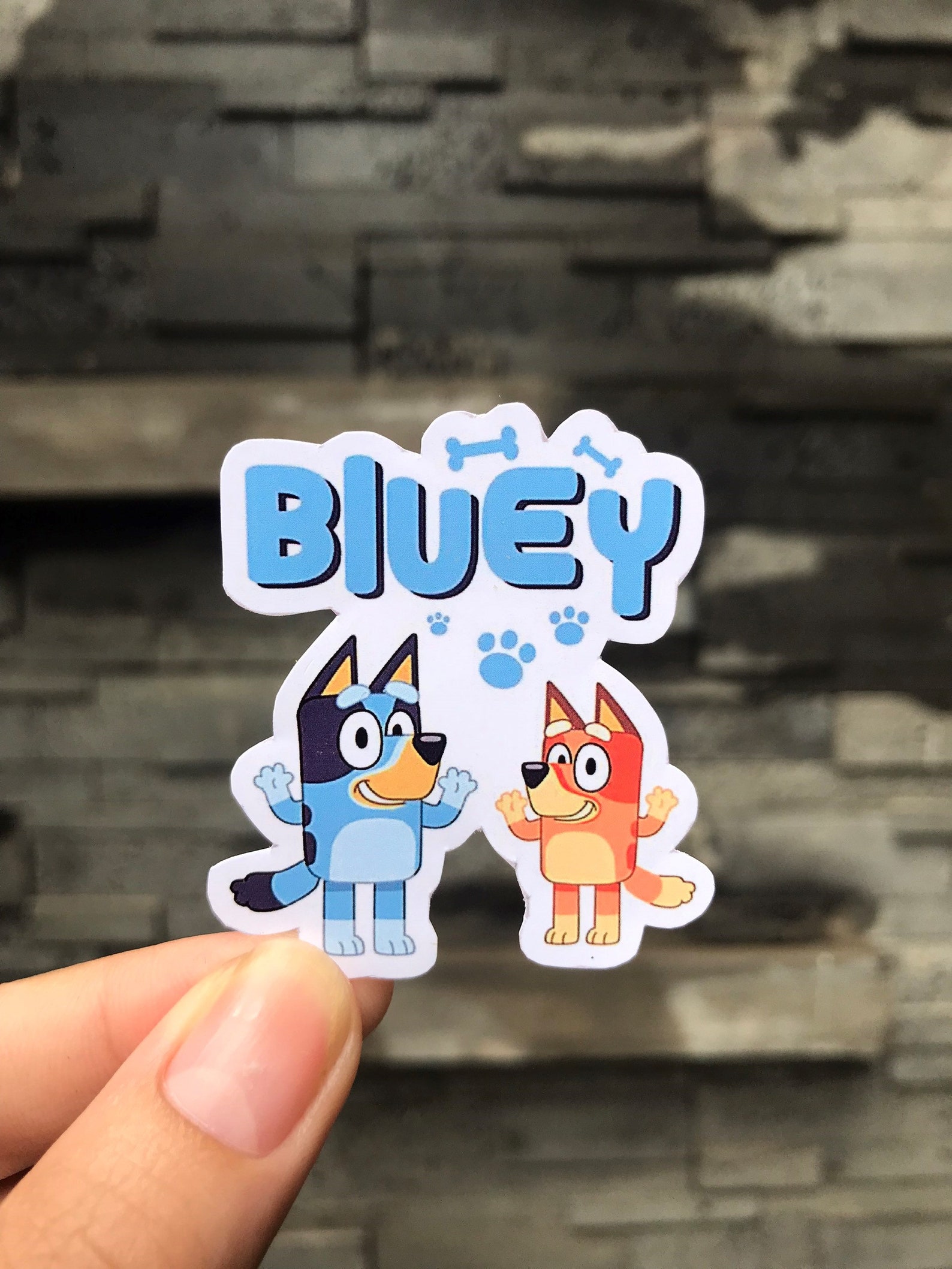 Bluey Vinyl Decal Sticker Bluey Funny Bluey Sticker for - Etsy