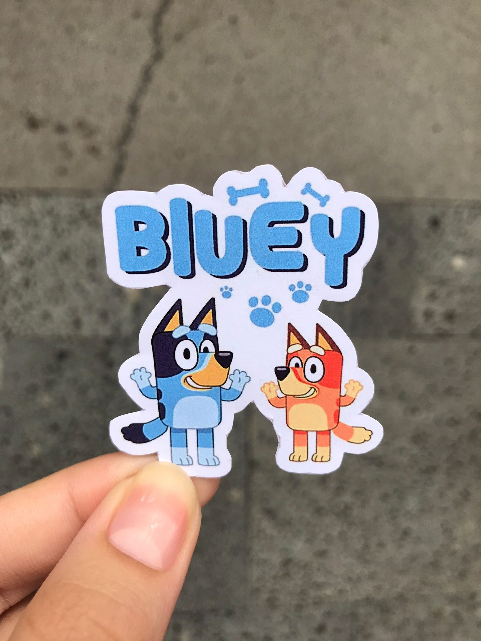 Bluey Vinyl Decal Sticker Bluey Funny Bluey Sticker For Etsy Singapore