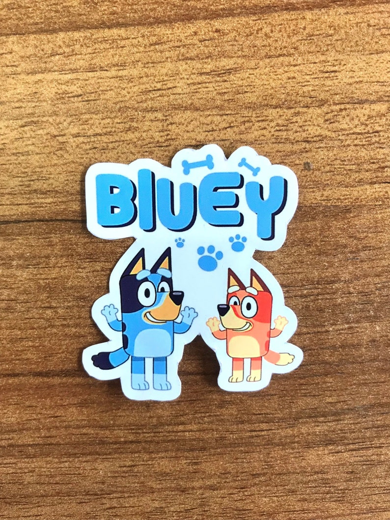 Bluey Vinyl Decal Sticker Bluey Funny Bluey Sticker for - Etsy Canada