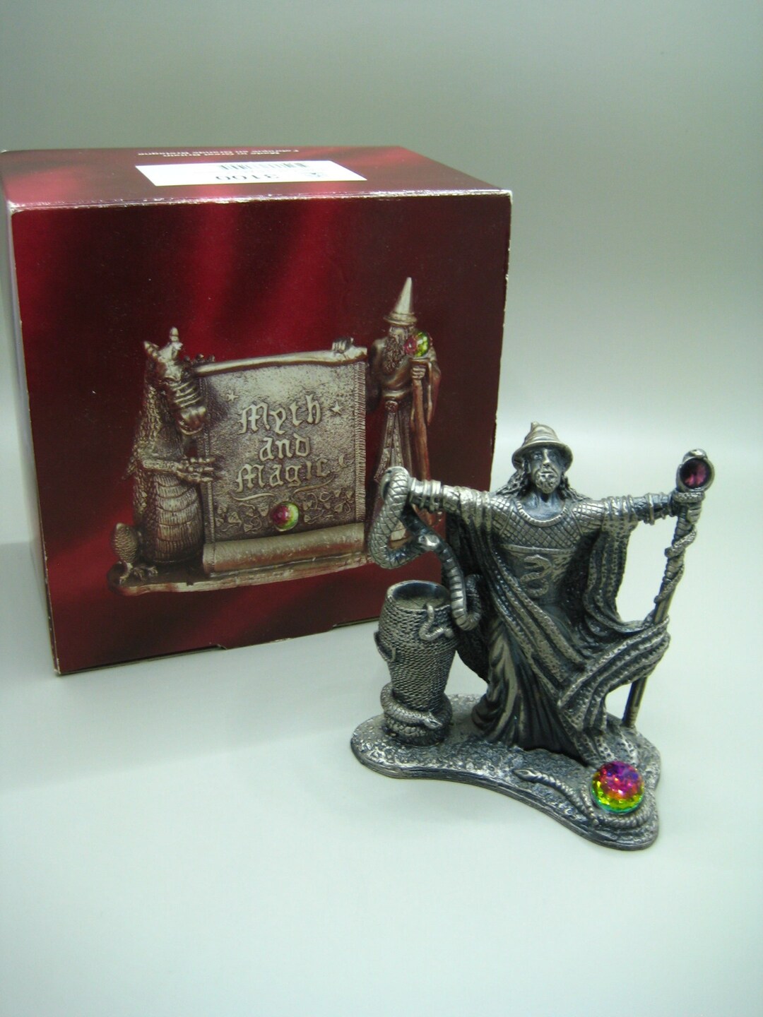 The Wizard of Serpents - Myth and Magic Collectable Figurine by Tudor ...