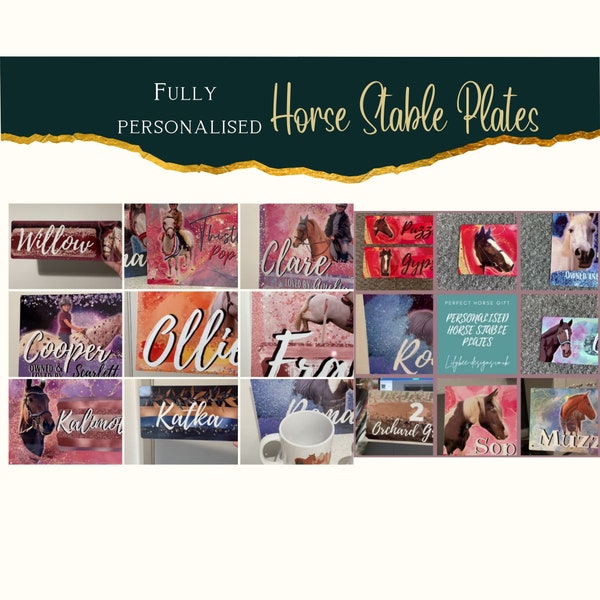 Stable Name Plate - Etsy