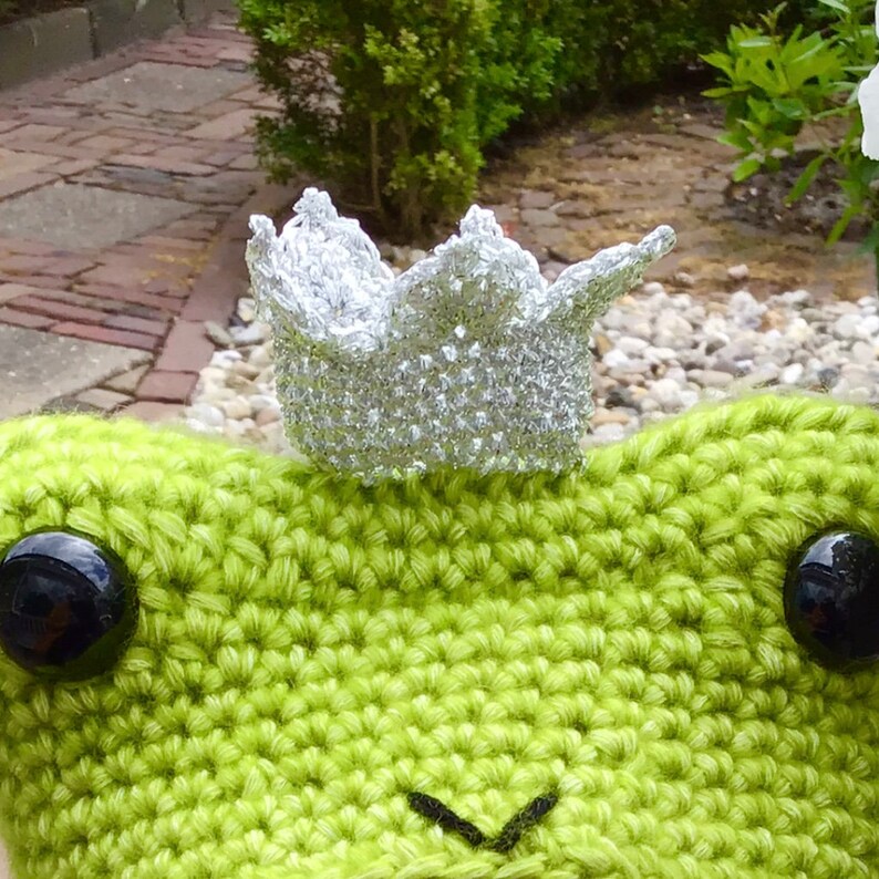 Digital Download (1 PDF in English) Frog Peg Storage Bag Crochet ...