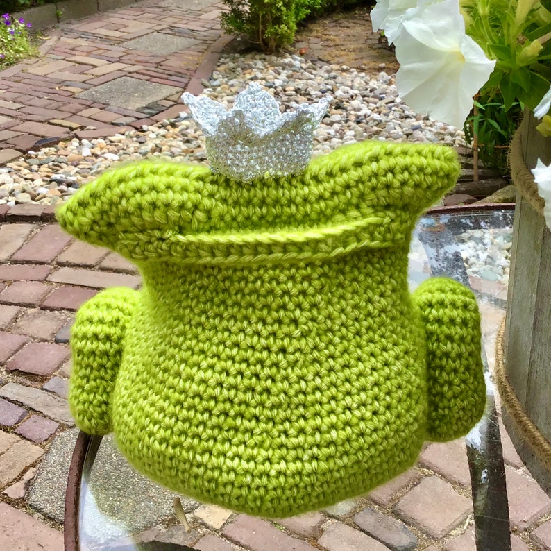 Digital Download (1 PDF in English) Frog Peg Storage Bag Crochet ...