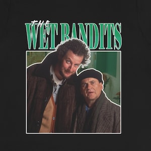 Home Alone the Wet Bandits Fan Retro 90's Vintage Bootleg Rap Meme T ...