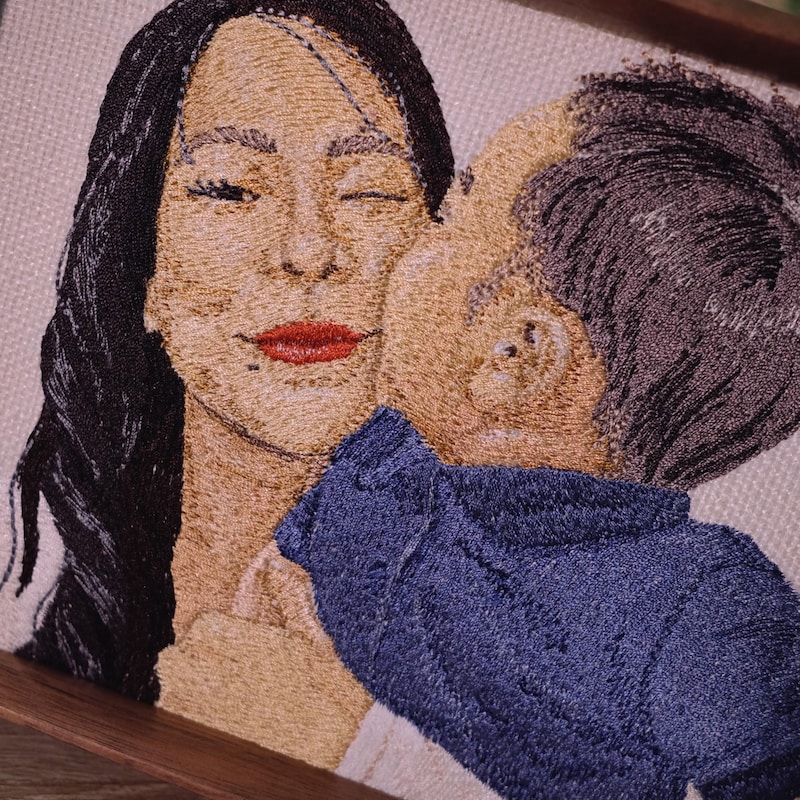 Portrait Embroidery - Etsy