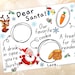 Cookies and Milk for Santa, Christmas Printable for Kids, Placemat ...