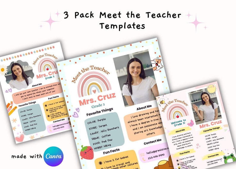 Meet the Teacher Template, Meet Your Teacher, Meet Your Teacher ...