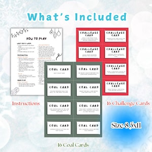 Saran Wrap Christmas Ball Game Cards, Printable Holiday Party Game ...