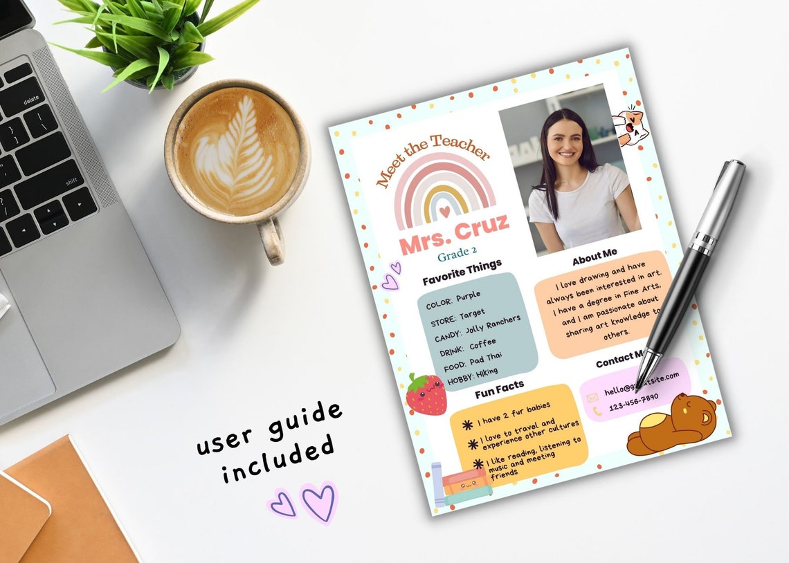 Meet the Teacher Template, Meet Your Teacher, Meet Your Teacher ...