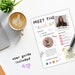 Meet the Teacher Template, Back to School Printable, Welcome Letter ...