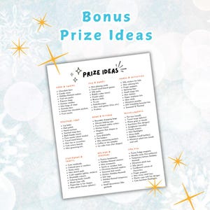 Saran Wrap Christmas Ball Game Cards, Printable Holiday Party Game ...