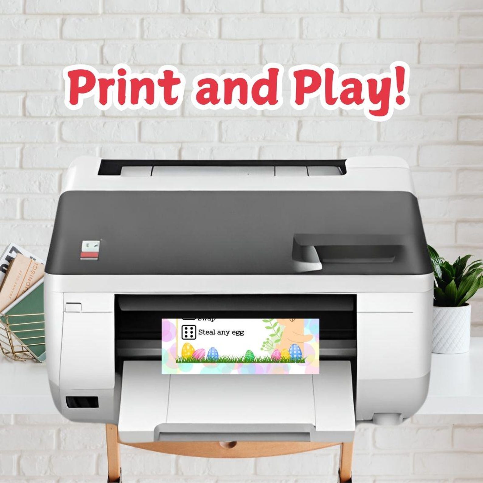 Printable Easter Game, Roll the Dice Game Candy, Egg Exchange, Easter ...