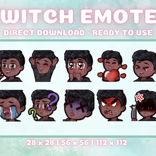 Twitch Ten Emote - Etsy