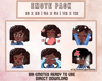 Cute Chibi Emote Pack Ten Emotes Ready to Use Long Dark - Etsy