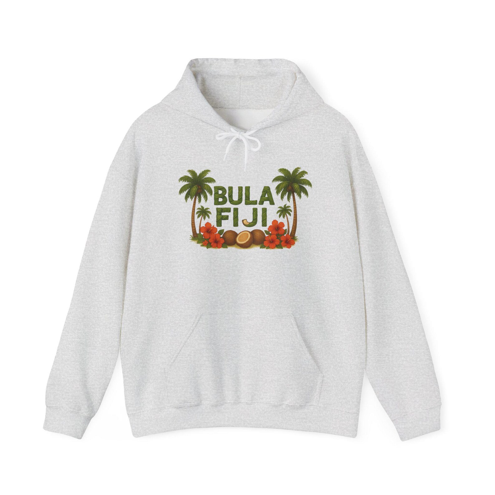 Bula Fiji Sweatshirt: Tropical Palm Island Vibes - Etsy