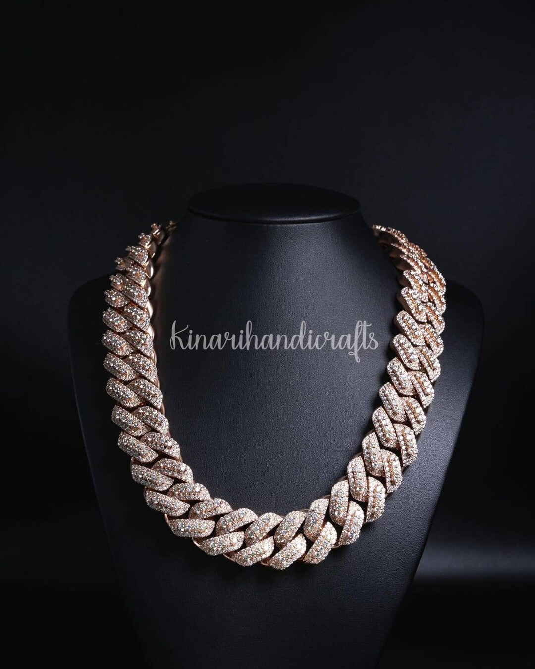 Heavy 24mm Cuban Link Chain VVS1 Quality Moissanite Diamond - Etsy