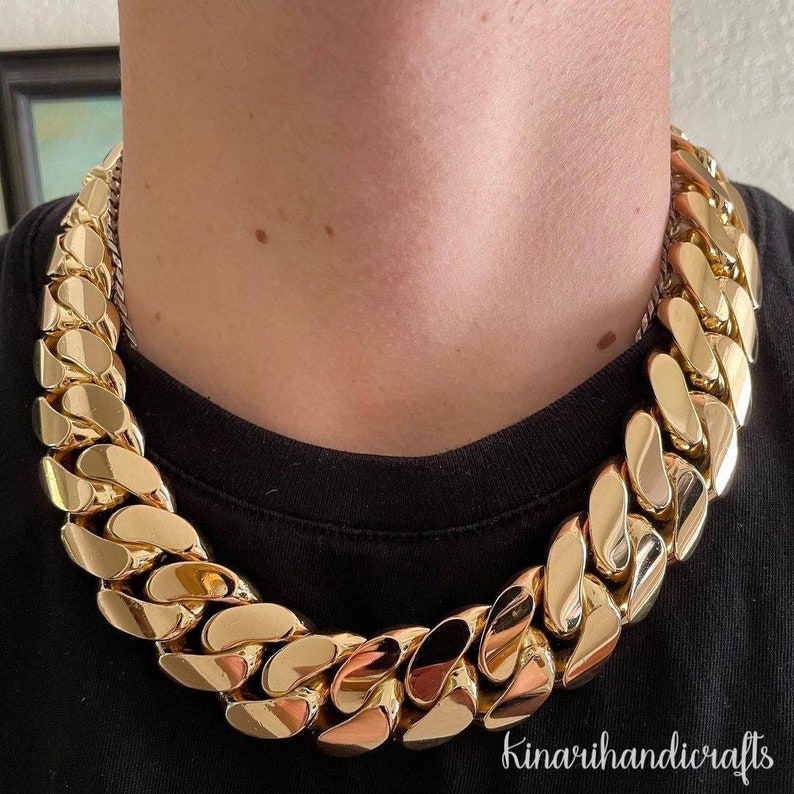 28mm 24 Miami Cuban Link Chain 1KG Heavy Solid 925 - Etsy