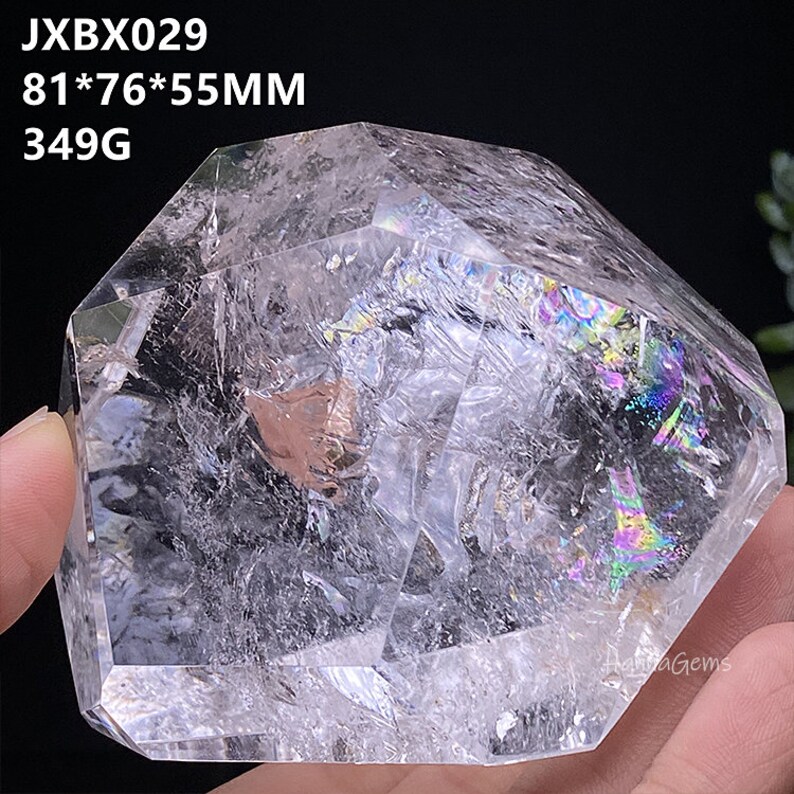 Large Natural Translucent Clear Crystal Quartz Chunk, Raw Stone Clear ...
