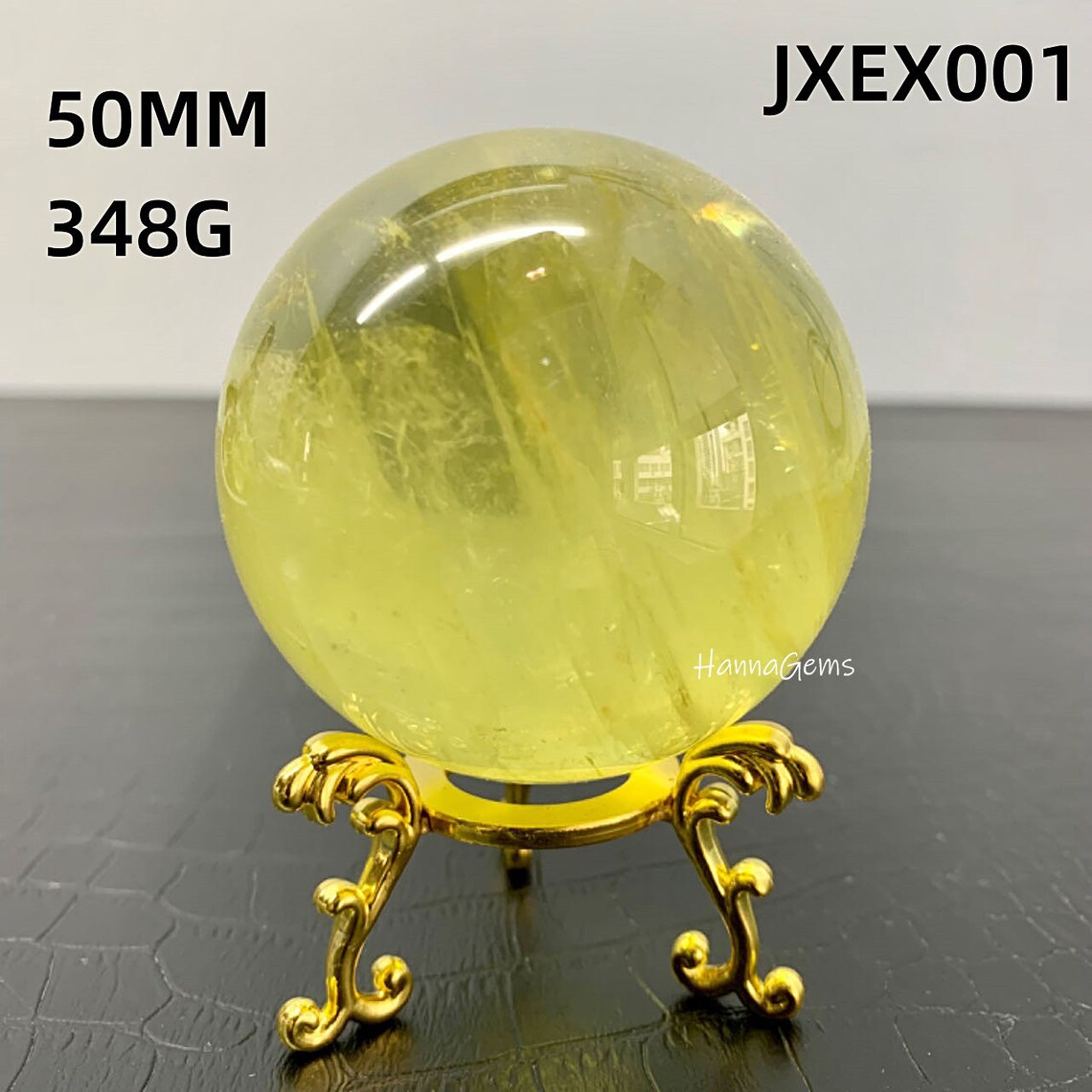 Degaussing Six Star Citrine Sphere, Citrine Crystal Gazing Sphere With ...