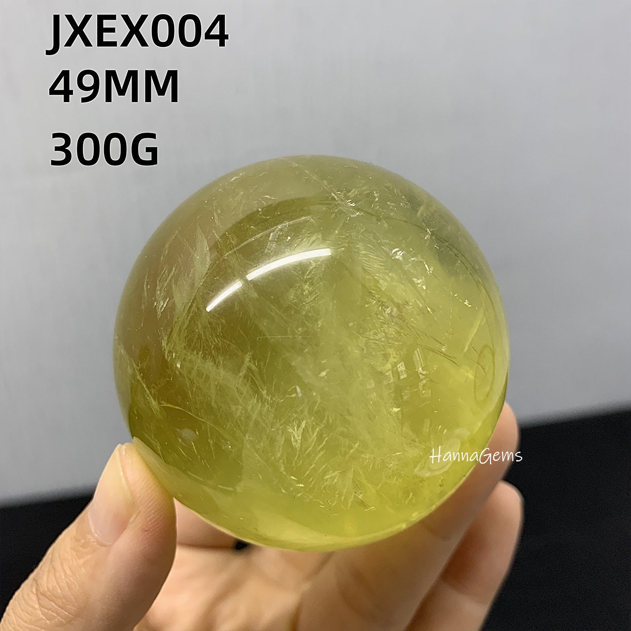 Degaussing Six Star Citrine Sphere, Citrine Crystal Gazing Sphere With ...
