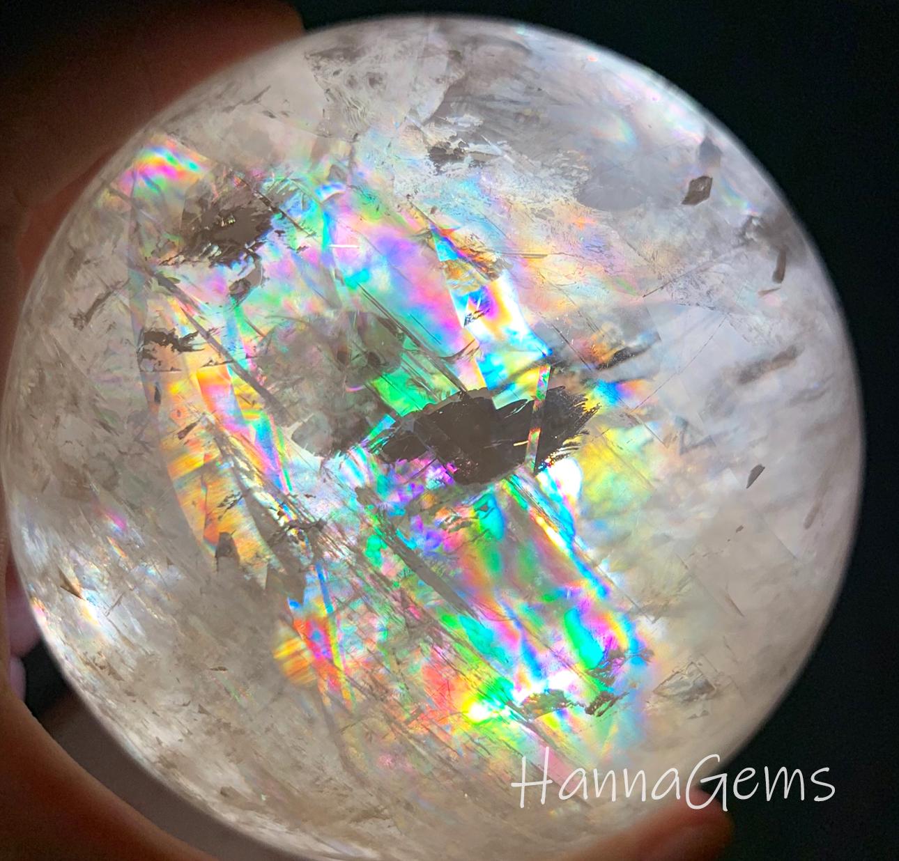 High Quality Translucent Clear Ice Cracked Sphere, Clear Calcite ...