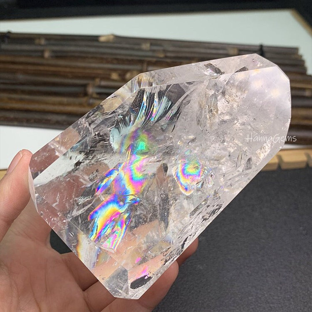 Large Natural Translucent Clear Crystal Quartz Chunk, Raw Stone Clear ...