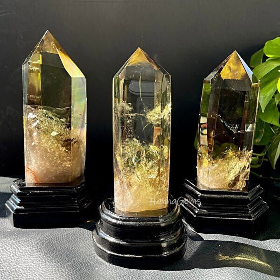 Natural Large Citrine Quartz Tower Point Citrine Crystal - Etsy