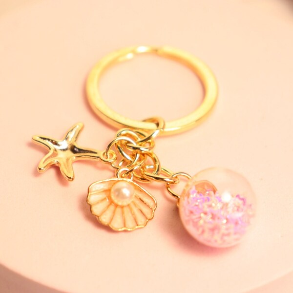 Starfish Keyring - Etsy