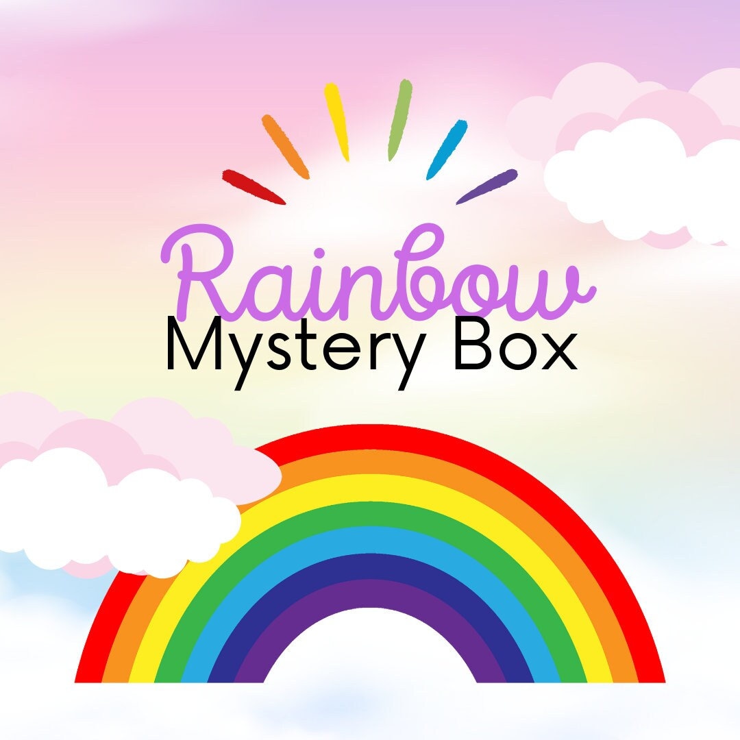 Rainbow Mystery Box Rainbow Themed Box Subscription Box - Etsy
