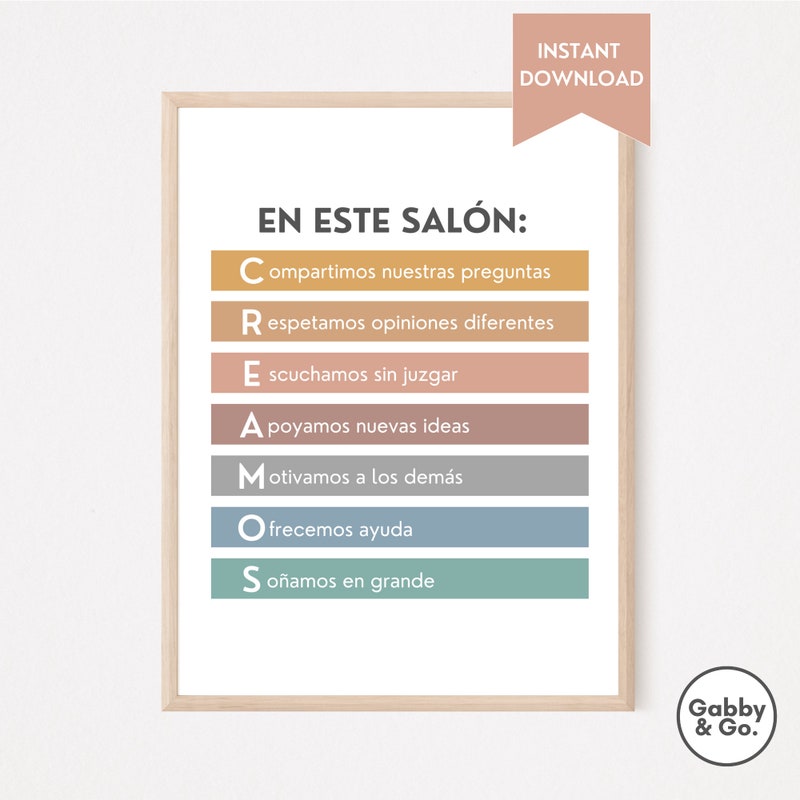 Spanish Classroom - Etsy