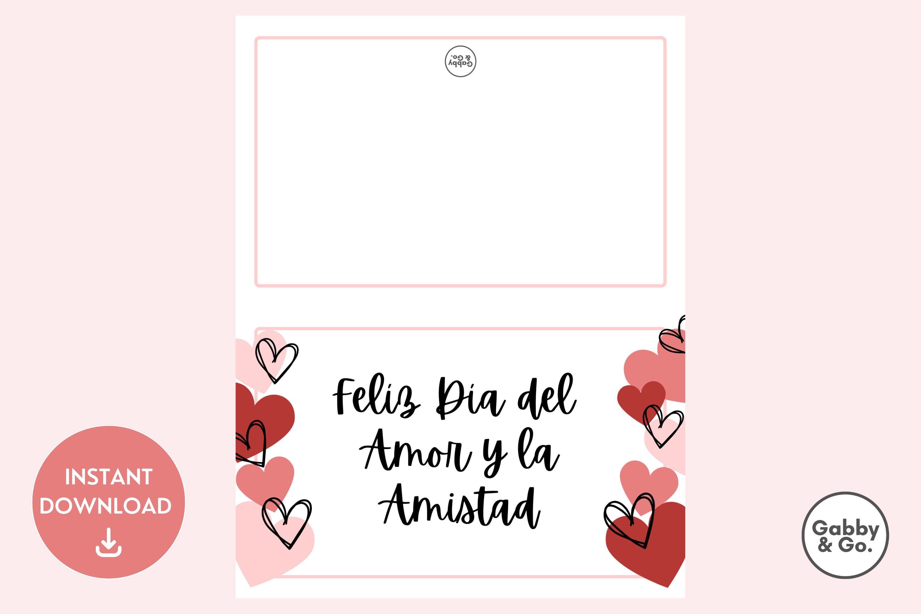 Printable Valentines Card | Spanish Valentines Day | Tarjeta De San ...