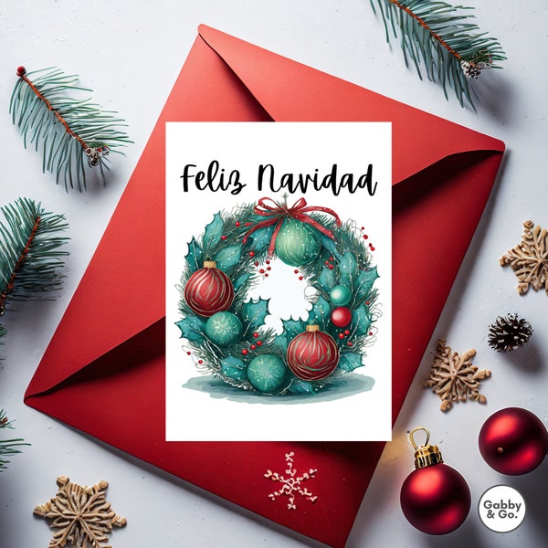 Spanish Holiday Card - Etsy