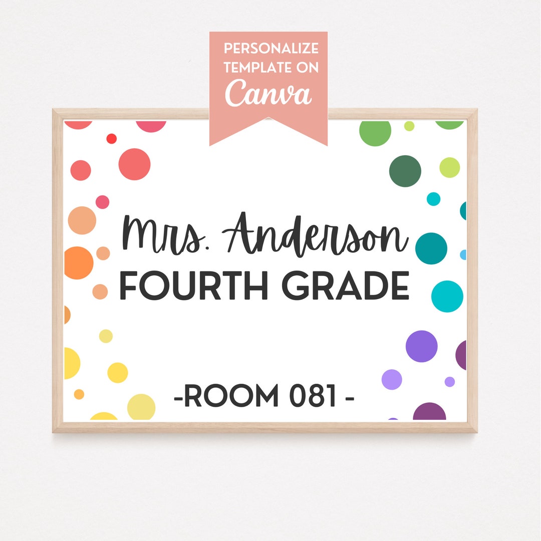 Classroom Door Sign | Teacher Sign | Teacher Door Sign | Custom Teacher ...
