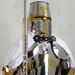Medieval Templar Full Suit of Armor Battle Warrior Full Body Knight ...