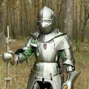 Medieval Gothic Knight Body Armor Suit Larp Crusader Wearable Knight ...