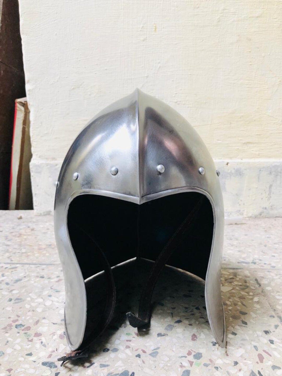 Handmade Medieval Barbuta Helmet: 18 Gauge Steel Knight Cosplay - Etsy