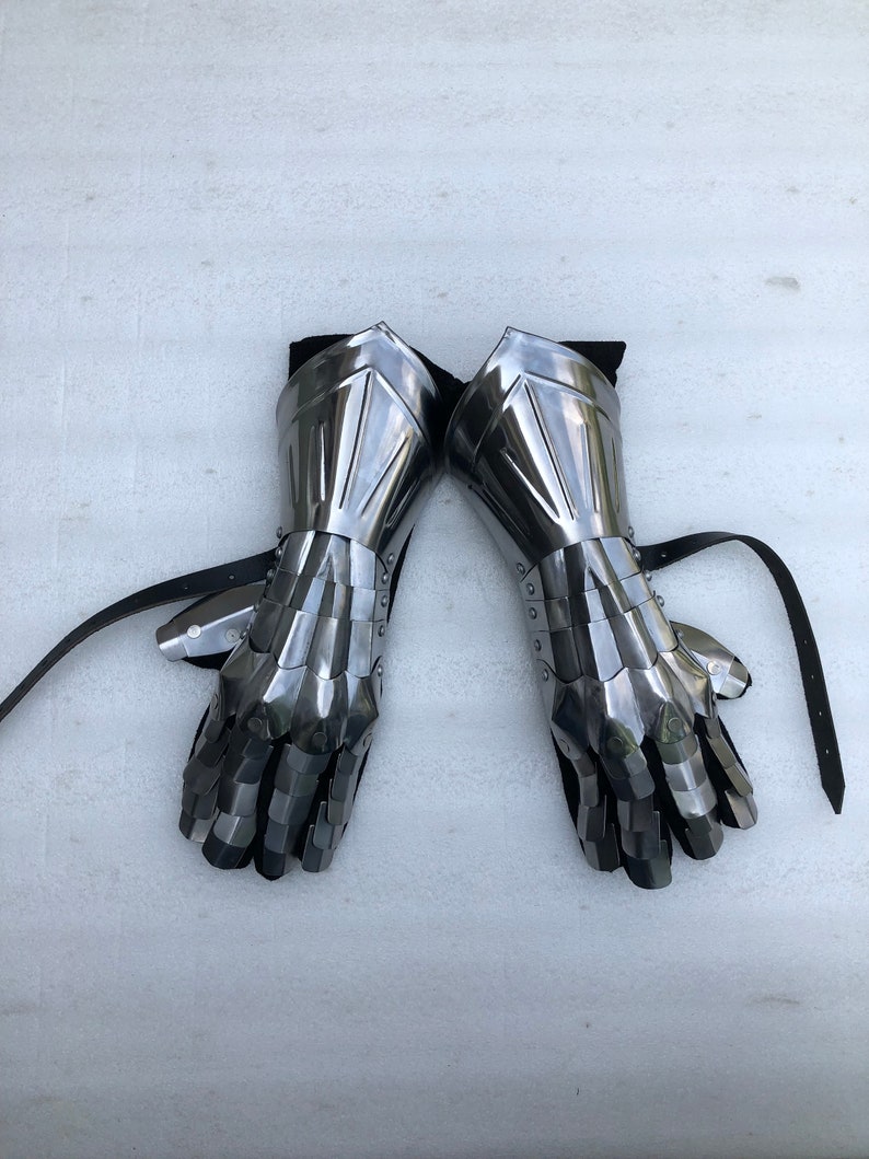 Handmade Steel Knight Gauntlets: Functional Medieval Armor, Cosplay ...