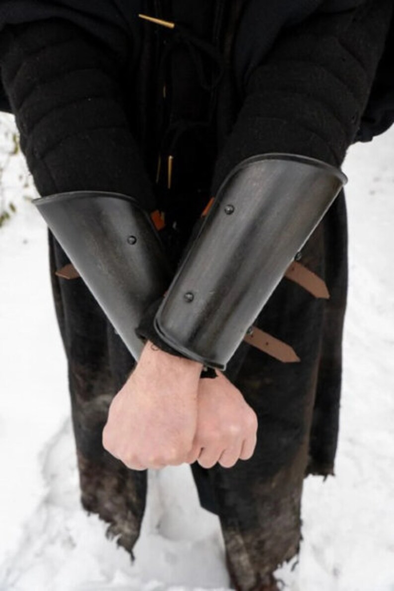 Medieval Bracers & Greaves Battle Warrior Knight Armor - Etsy